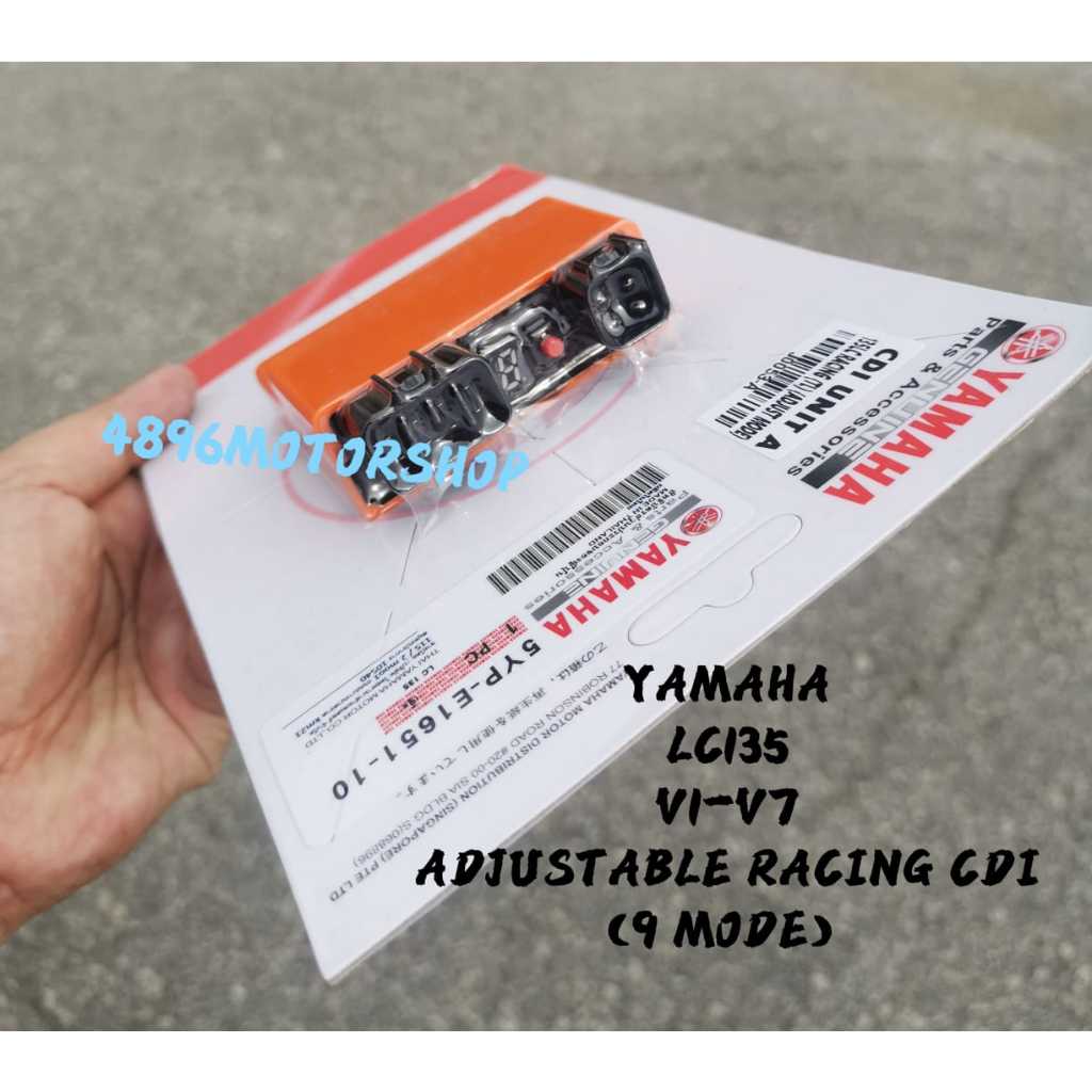 YAMAHA LC135 ADJUSTABLE 9 MODE CDI UNIT THAILAND MORIC V1 V2 V3 V4 V5 V6 V7 NO CUT OFF / BUANG ...