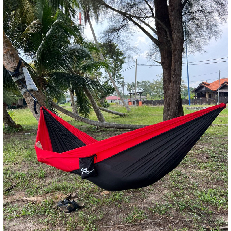 Buian Hammock Parachute cloth/ Nylon/ Ice Silk/ Hammock Buian Outdoor ...