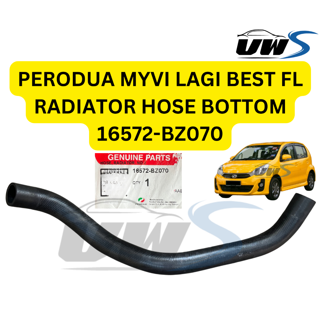 PERODUA MYVI LAGI BEST FL RADIATOR HOSE BOTTOM 16572-BZ070 | Shopee Malaysia