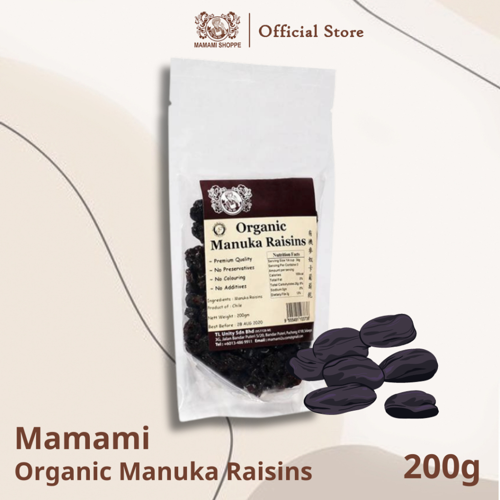 Mamami Organic Manuka Raisin (200g) | Shopee Malaysia