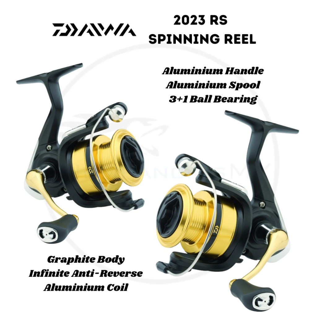 Daiwa 2023 RS Spinning Fishing Reel with Free Gift Mesin Pancing Daiwa | Shopee Malaysia