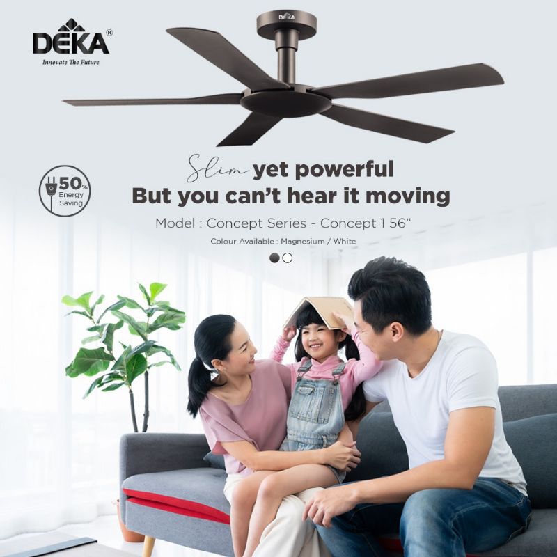 Deka Concept 1 slimmest concept dc ceiling fan | Shopee Malaysia