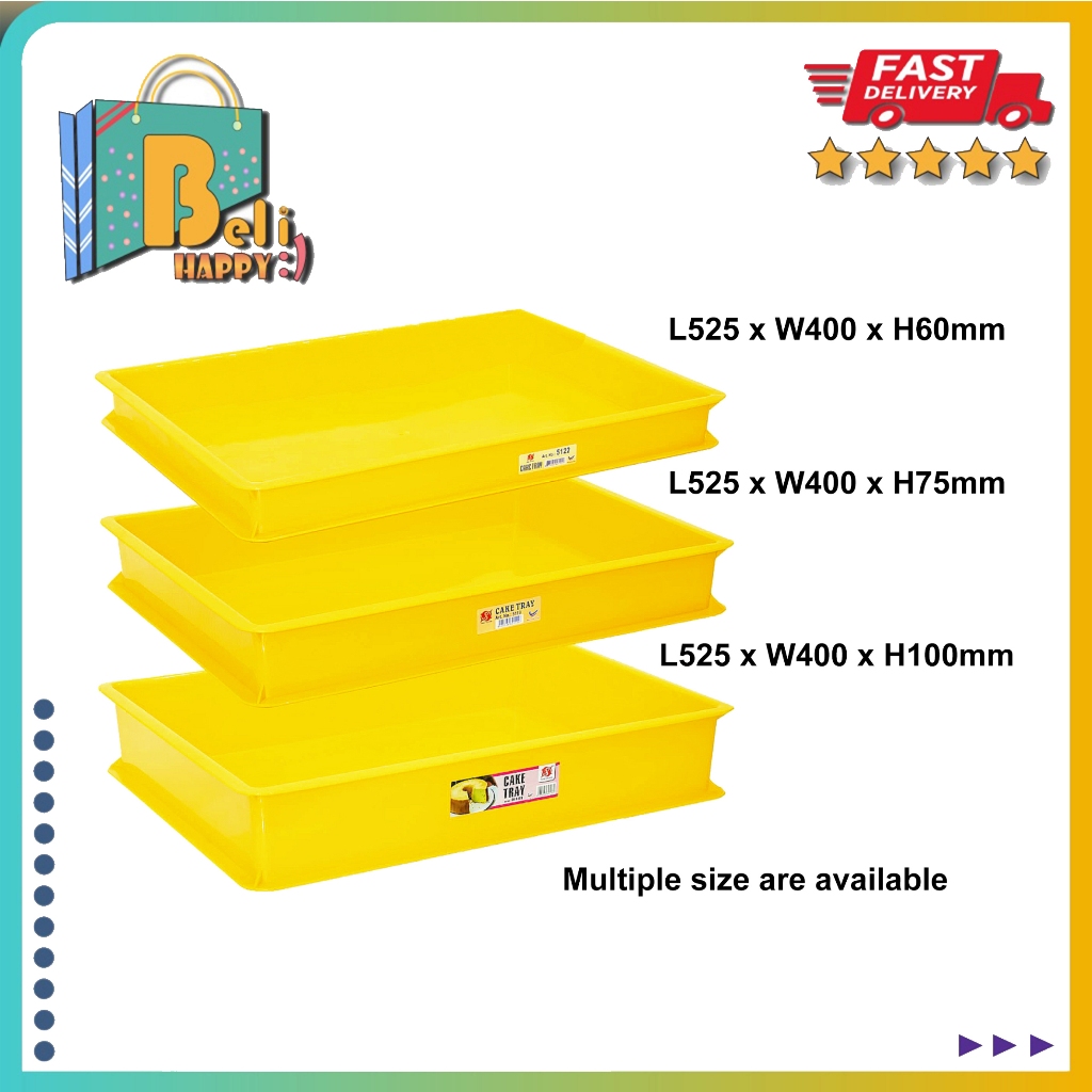 [Twins Dolphin] Multipurpose Plastic Cake Tray/ Bread Tray/ Bakery Tray ...