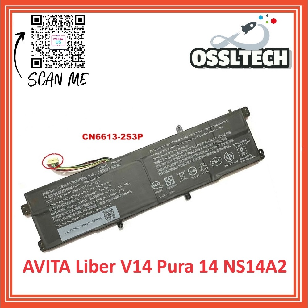 AVITA Liber V14 Pura 14 V14 CN6613-2S3P NS14A2 NS14A5 NS14A6 NS14A8 ...