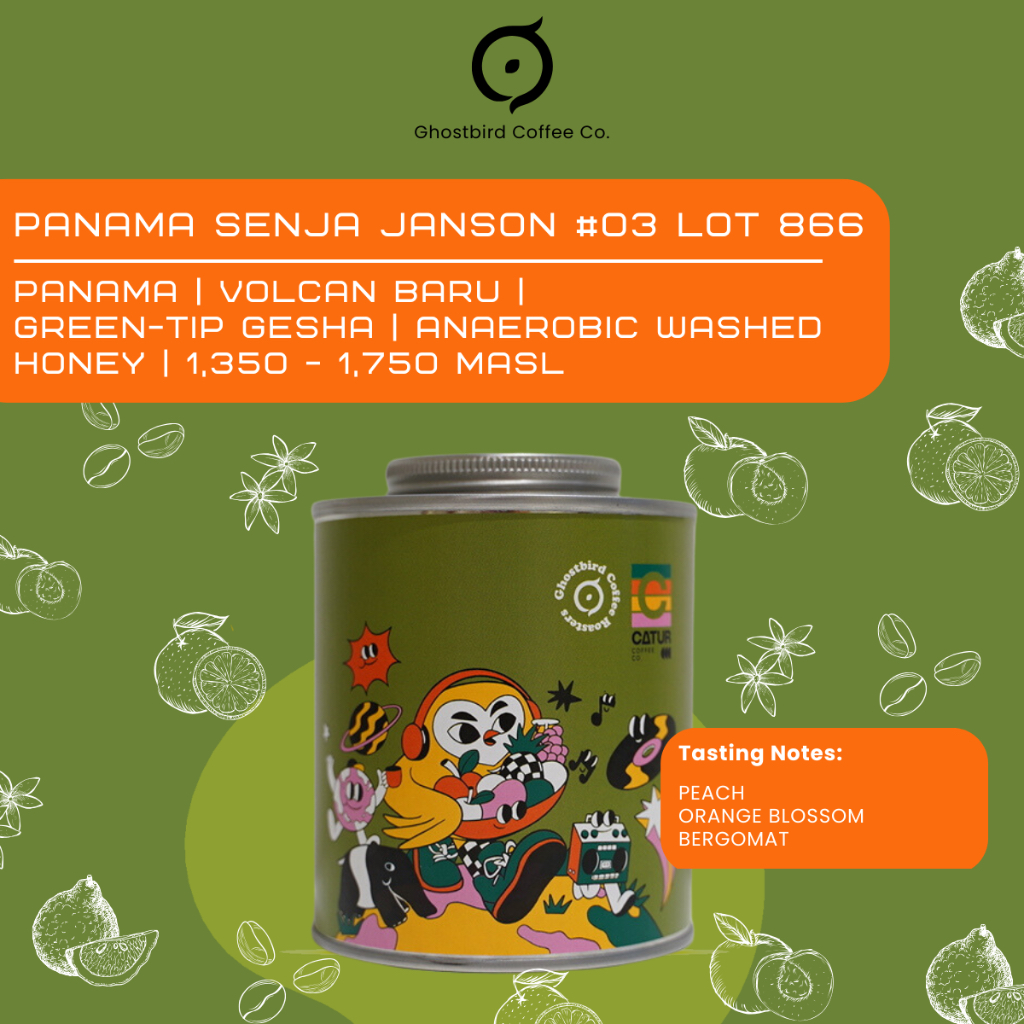 Panama Janson #01 Lot 866 Senja🦉GHOSTBIRD COFFEE (Freshly roast ...