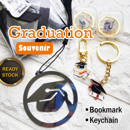 [NEW] Graduation Souvenir Bookmark Keychain Gift Cenderahati Konvo ...