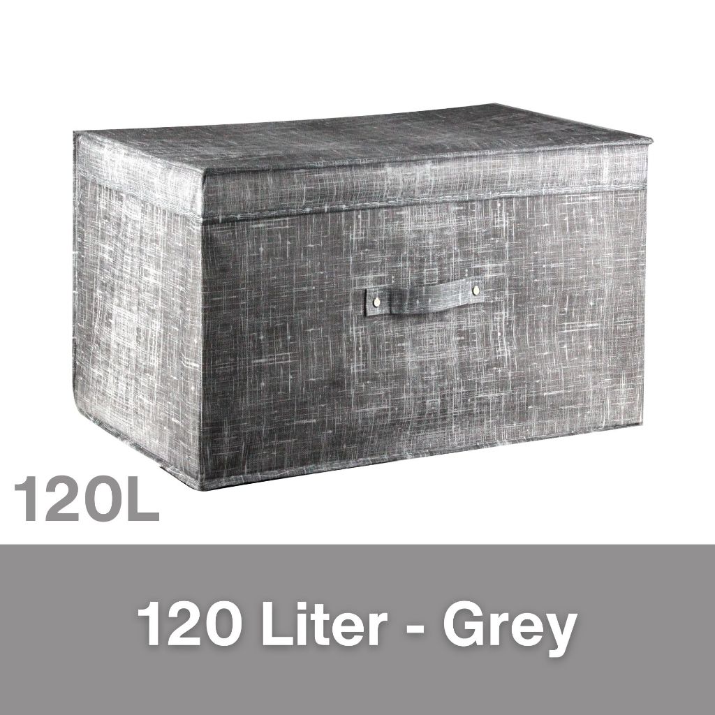 30 / 60 / 72 / 120 Liter Foldable Fabric Storage Box Extra Large House ...