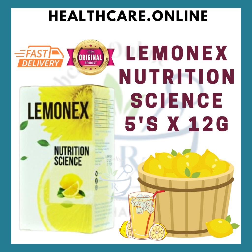DETOX FIBRE DRINK LEMONEX NUTRITION SCIENCE 12G 5SACHETS PER BOX [DIGESTIVE HEALTH DETOX DRINK ...