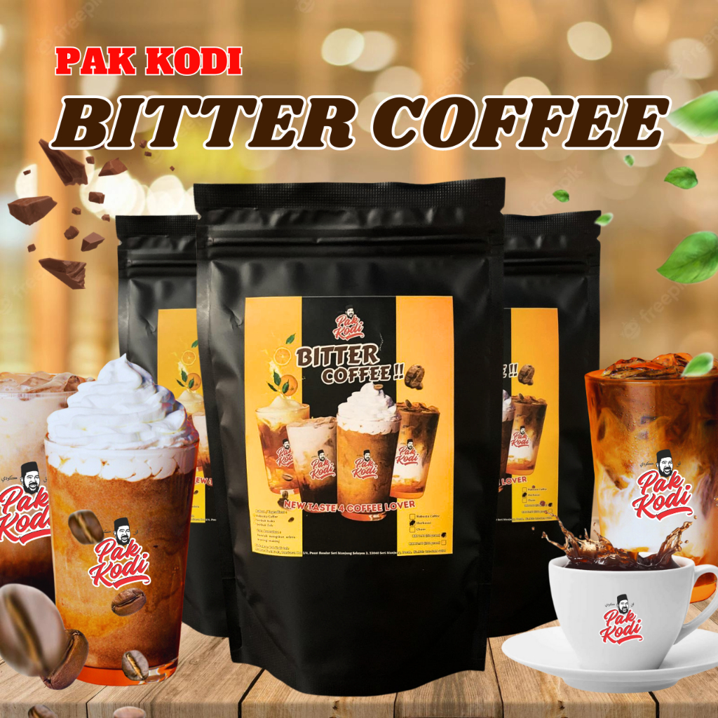 SERBUK BITTER COFFEE PAK KODI 50g | Shopee Malaysia