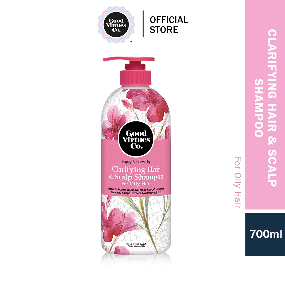 Good Virtues Co. Clarifying Hair & Scalp Shampoo For Oily Hair (700ml) | Shopee Malaysia