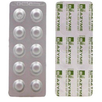 BEAZYME PAPAIN TABLET 10'S (SURUT BENGKAK) | Shopee Malaysia