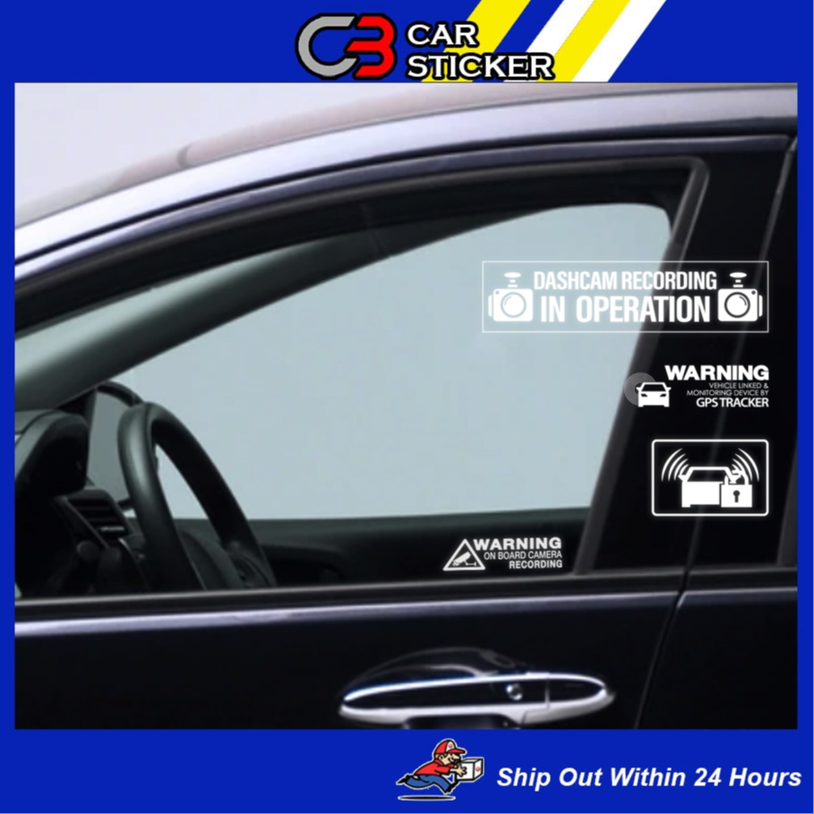 JDM STYLE SECURITY STICKER TAMPAL LUAR WARNING STICKER / W220 | Shopee ...