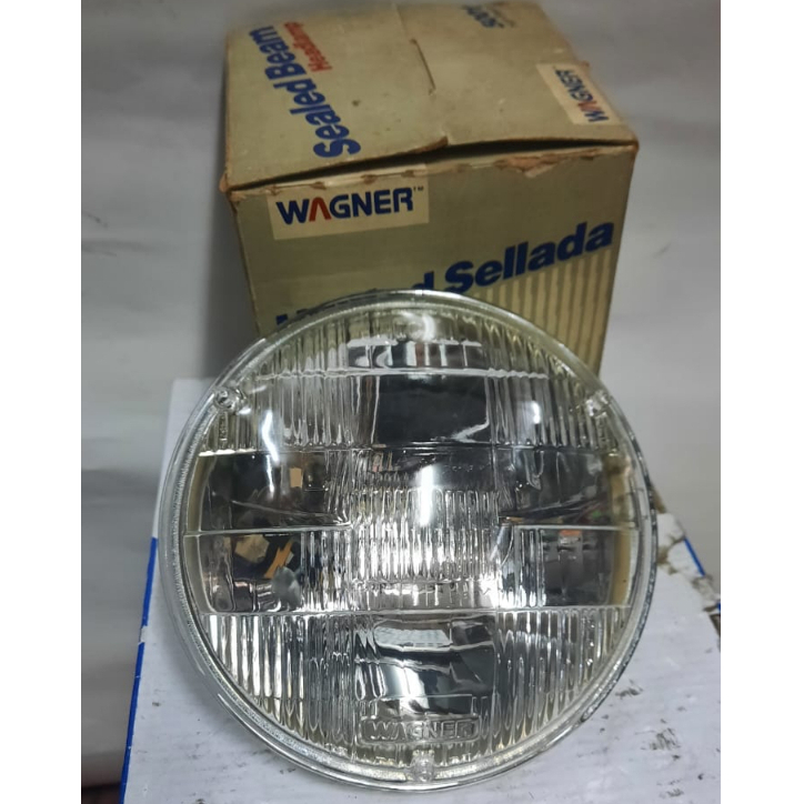 USA WAGNER SEALED BEAM LAMP 12V 2 PIN 5001 (5.6") (50W)/24V 3 PIN 6000 ...