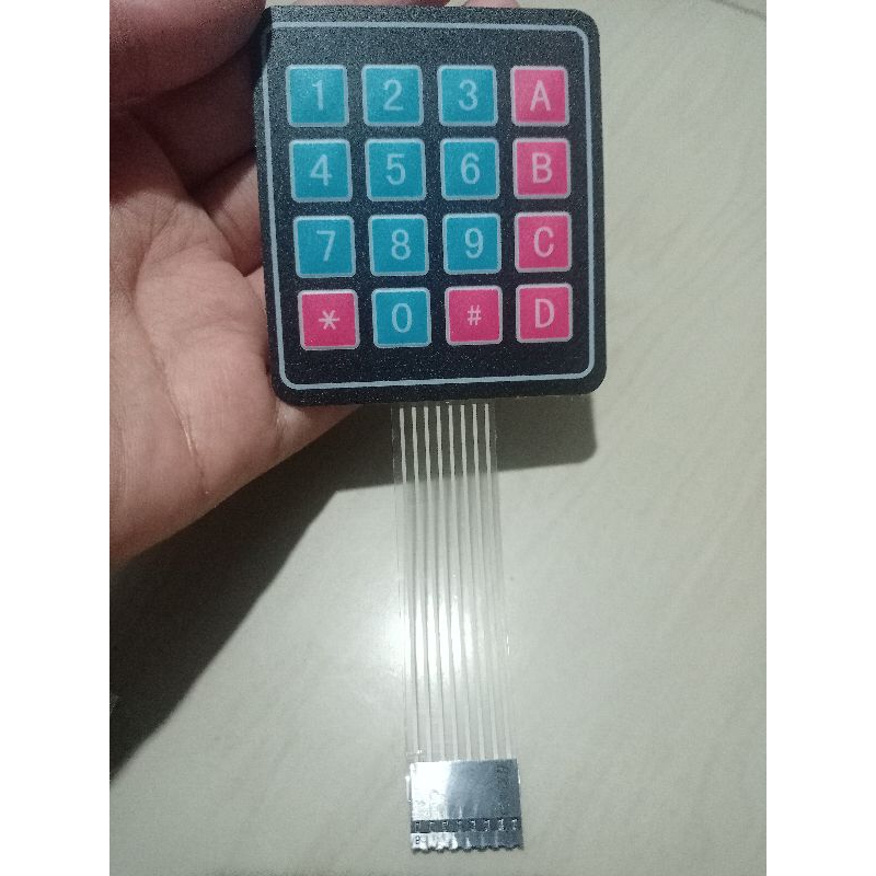 4x4 keypad membrane matrix keypad arduino numbering keypad buttons ...