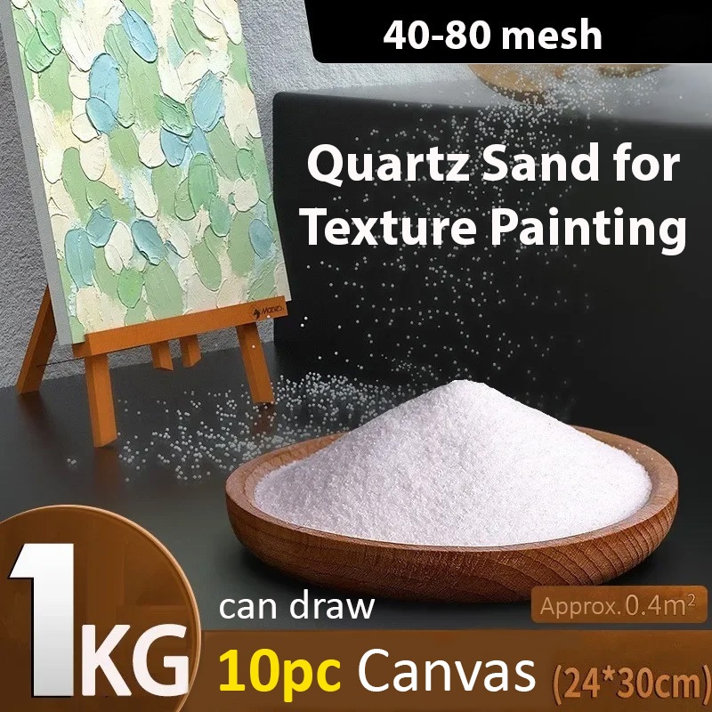 500g & 1kg High Quality Quartz Sand for Acrylic Paint 石英砂 | Shopee Malaysia