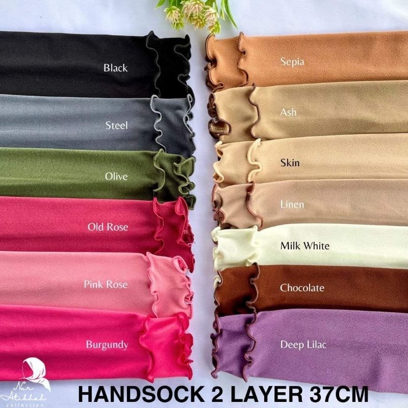 Handsock Ruffle 2 Layer | Shopee Malaysia