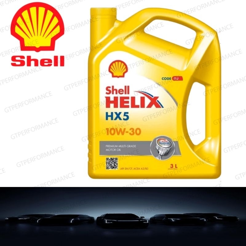 550039954 Shell Helix HX5 10w30 Semi Synthetic Engine Oil (3liter) For ...