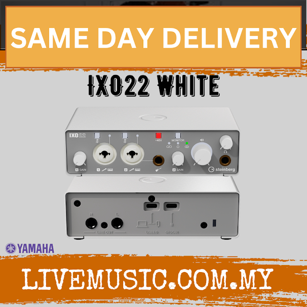 Yamaha Steinberg IXO22 2x2 USB Audio Interface - White ( IX O22/ IX-O22 ...