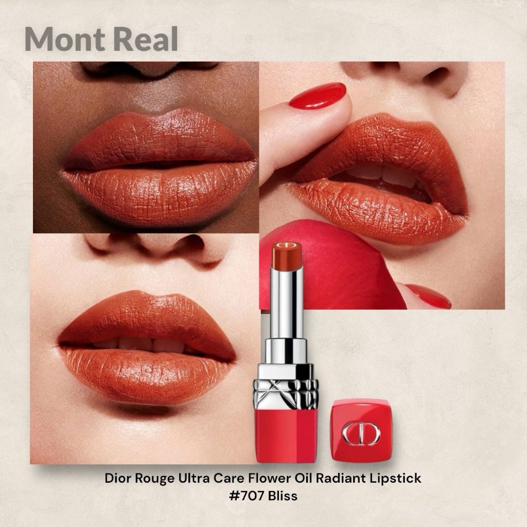 MONT REAL - Rouge Ultra Care Flower Oil Radiant Lipstick #707 Bliss ...