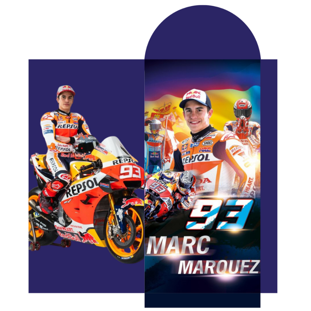Sampul Raya / Angpao Marc Marquez MotoGP | Shopee Malaysia