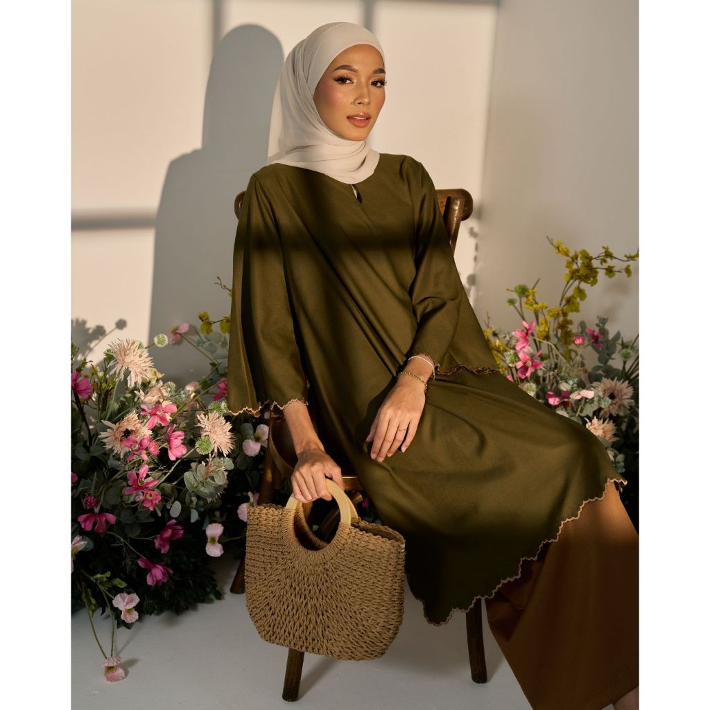 Dayang Kurung With Pario Set | Shopee Malaysia