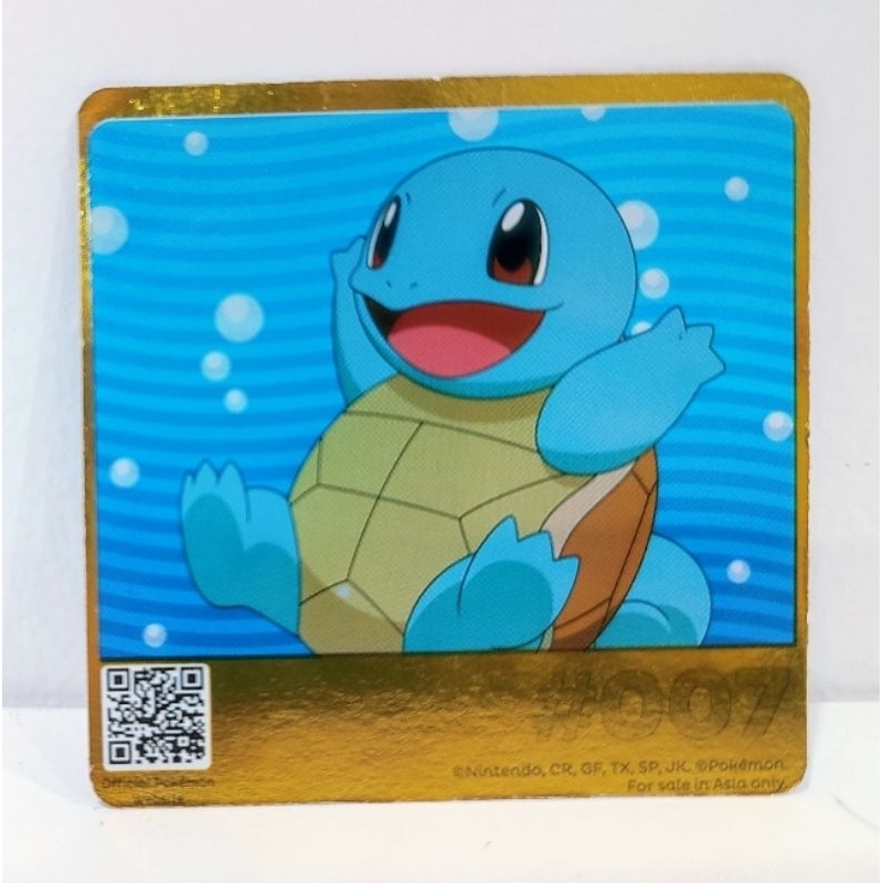 Oreo Pokemon Photocard #007 - Squirtle (Authentic) | Shopee Malaysia