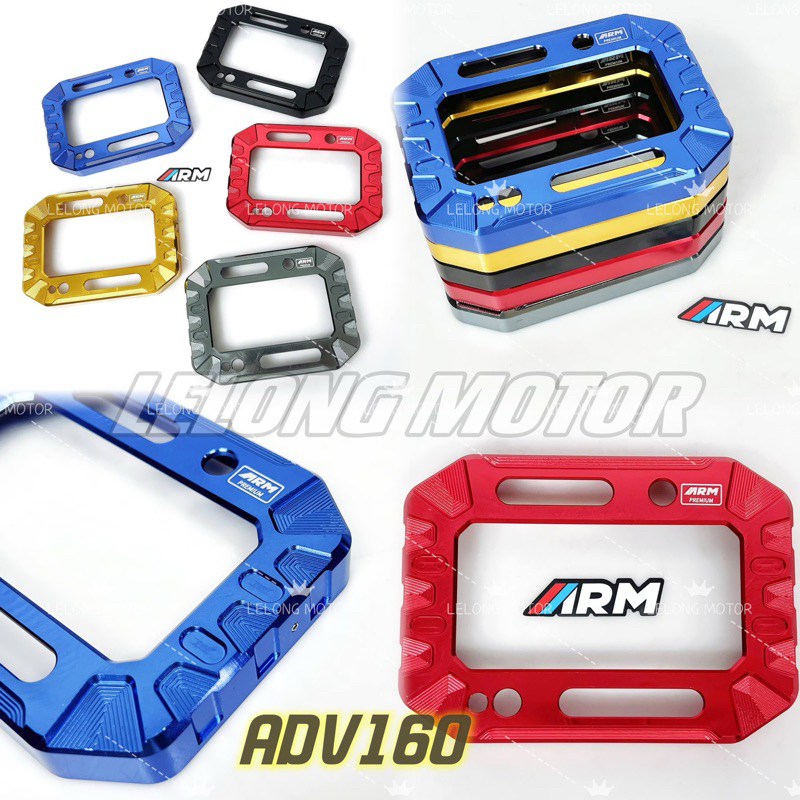 MOTORCYCLE ADV160 METER COVER CNC ADV 160 METER LENS ARUMI | Shopee ...