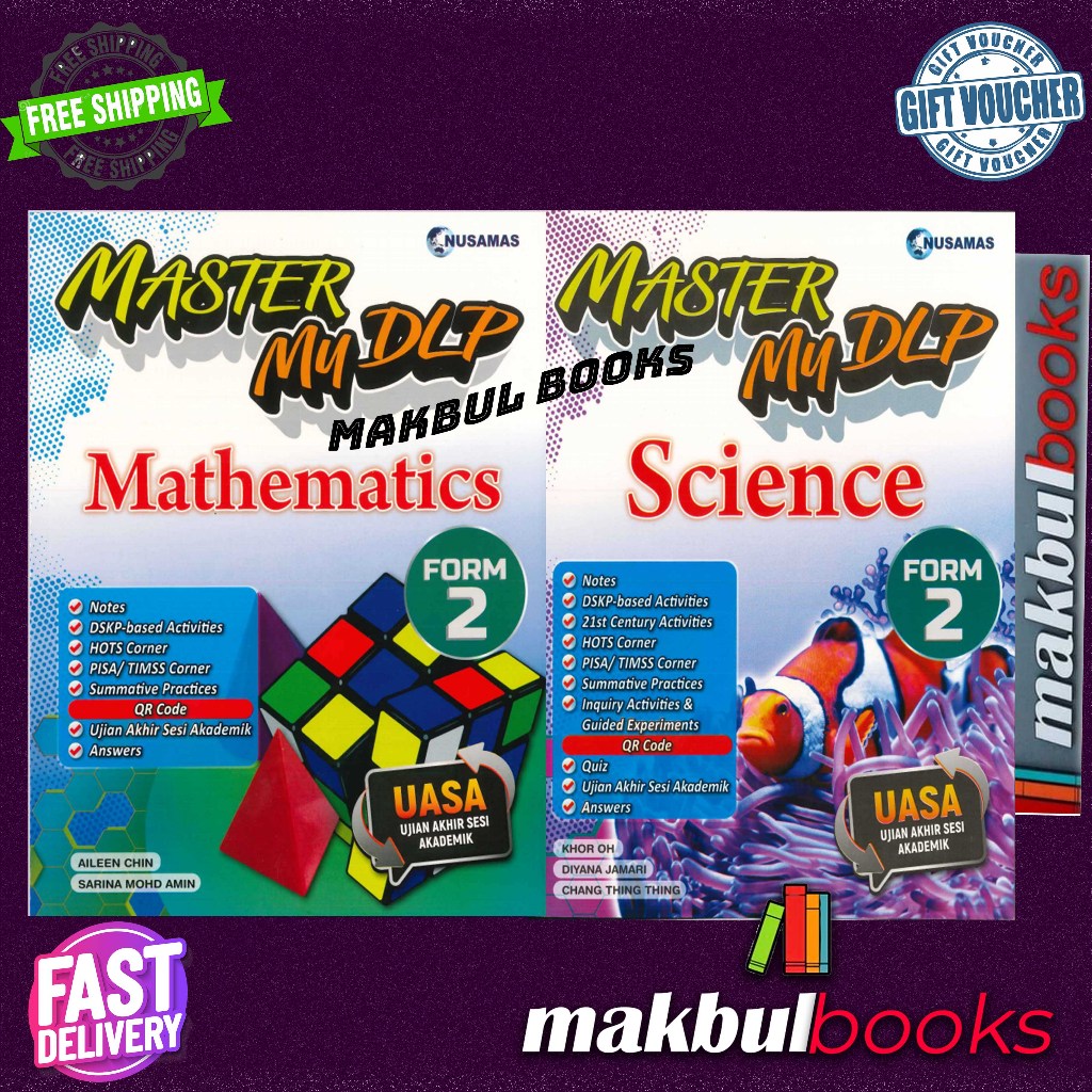NUSAMAS: MASTER MYDLP SCIENCE / MATHEMATICS UASA FORM 2 | Shopee Malaysia