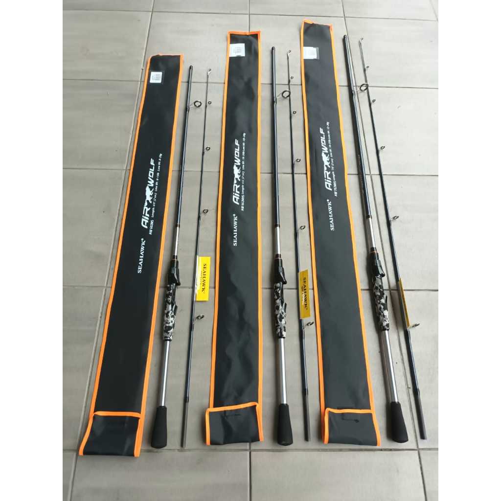 SEAHAWK AIR WOLF FISHING SPINNING/BAITCASTING(BC) ROD | Shopee Malaysia