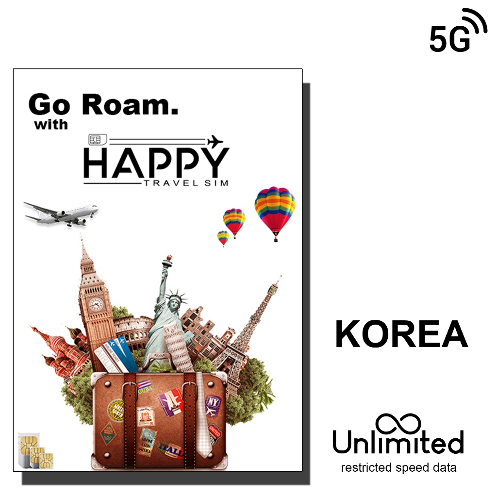 KOREA TRAVEL SIM, KOREA SIM CARD | Shopee Malaysia
