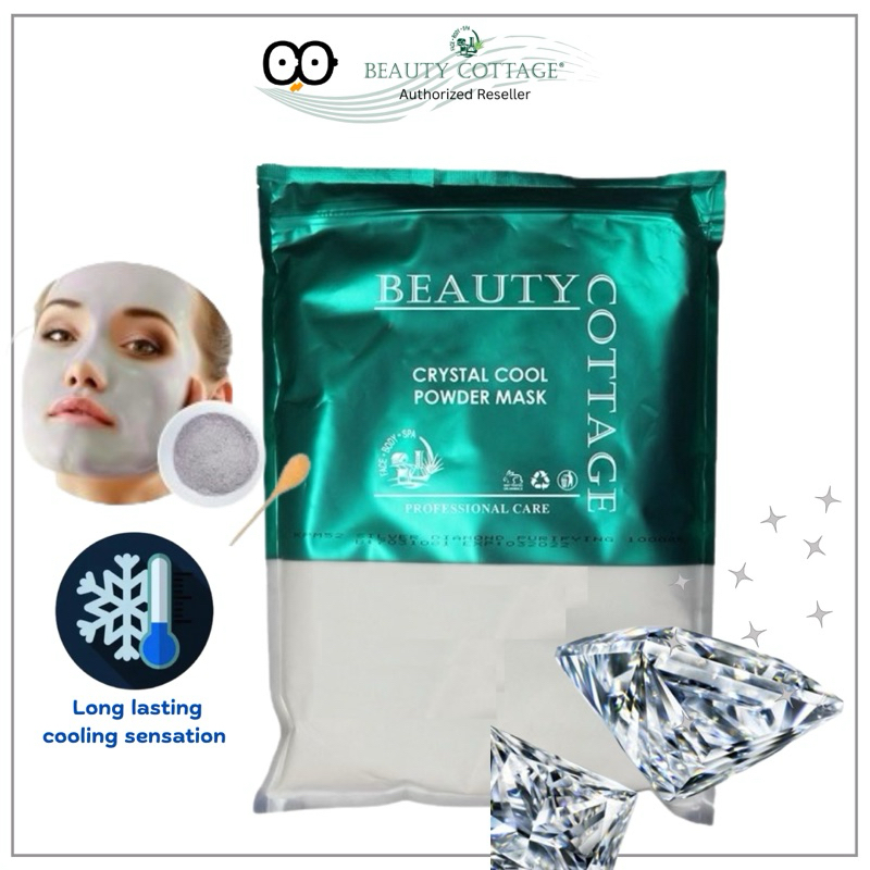 Beauty Cottage Silver Diamond Purifying Crystal Cool Powder Mask (1000g ...
