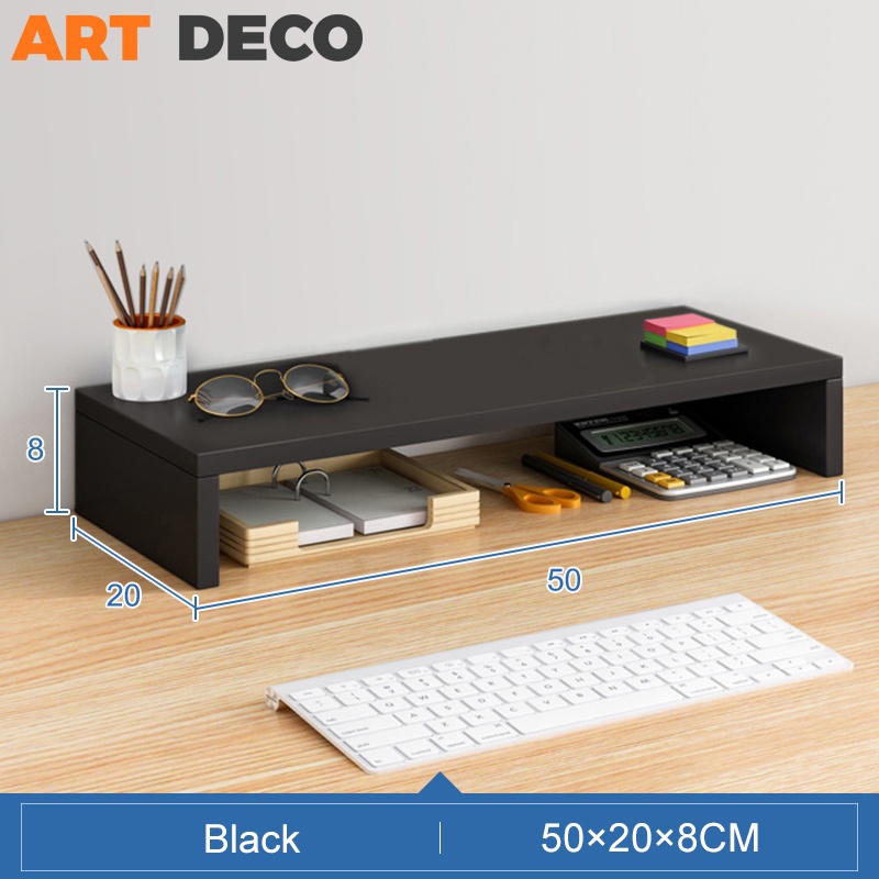 Acrylic Desk Organizer Office Table Organizer Monitor Stand Monitor ...