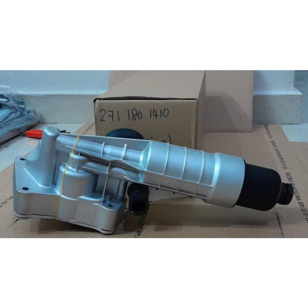 ALUMINIUM ENGINE OIL COOLER WITH OIL FILTER HOUSING MERCEDES M271 CGI ...