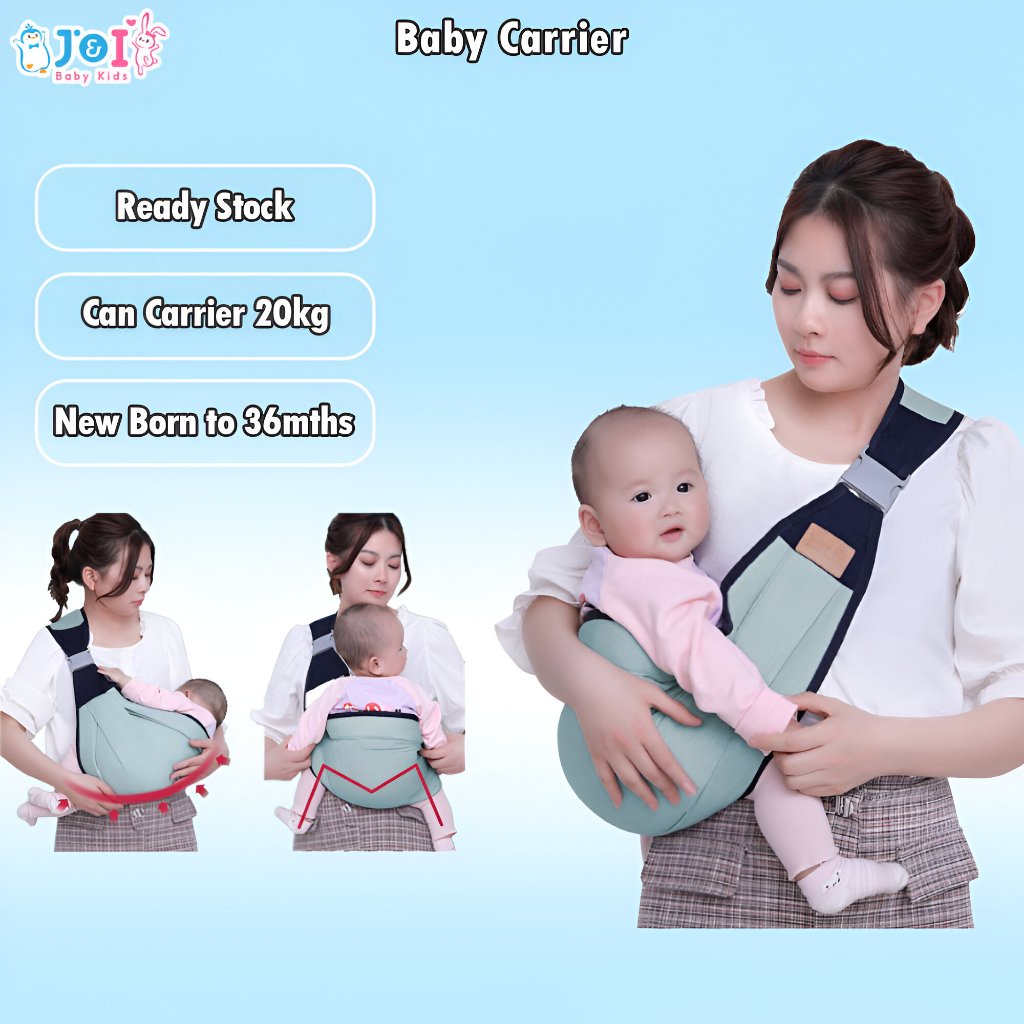 Baby Carrier Wrap One Shoulder Slings Mesh Breathable Easy to Cary Wear ...