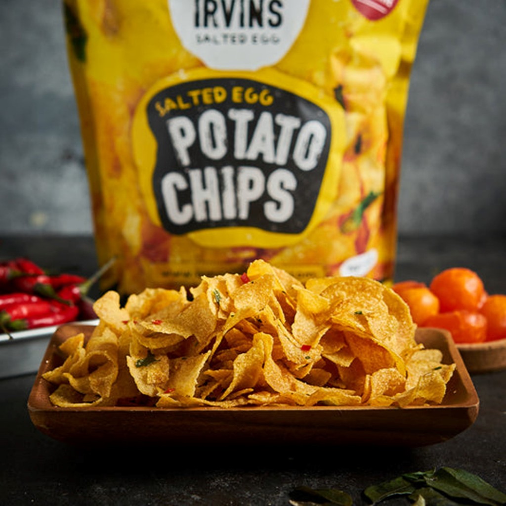 IRVINS SALTED EGG POTATO CHIPS 95g/210g | Shopee Malaysia