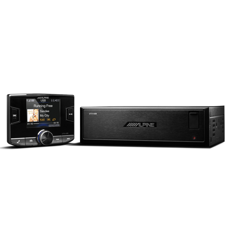 ALPINE UTX-A09 PRO Hi-Res Audio Digital Media AM/FM Receiver with ...