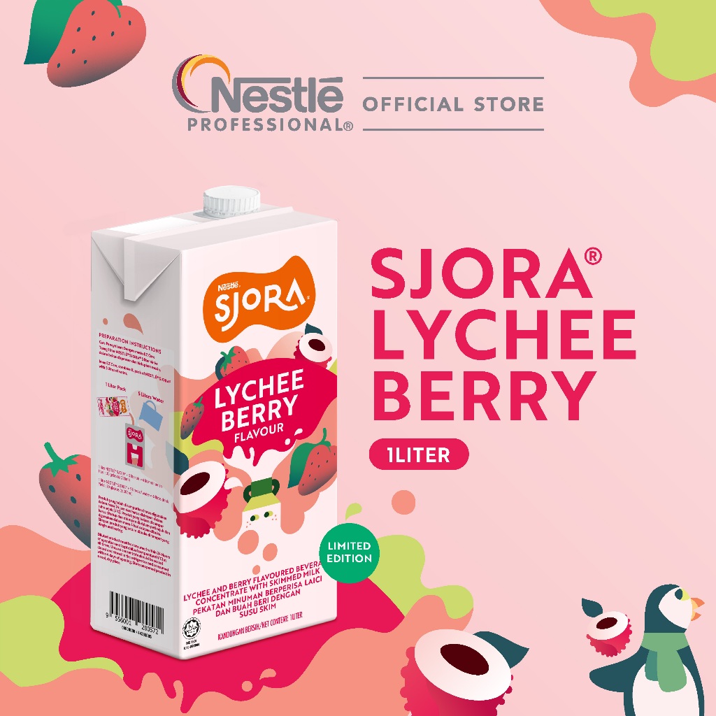 SJORA Lychee Berry Concentrate - 1L | Shopee Malaysia