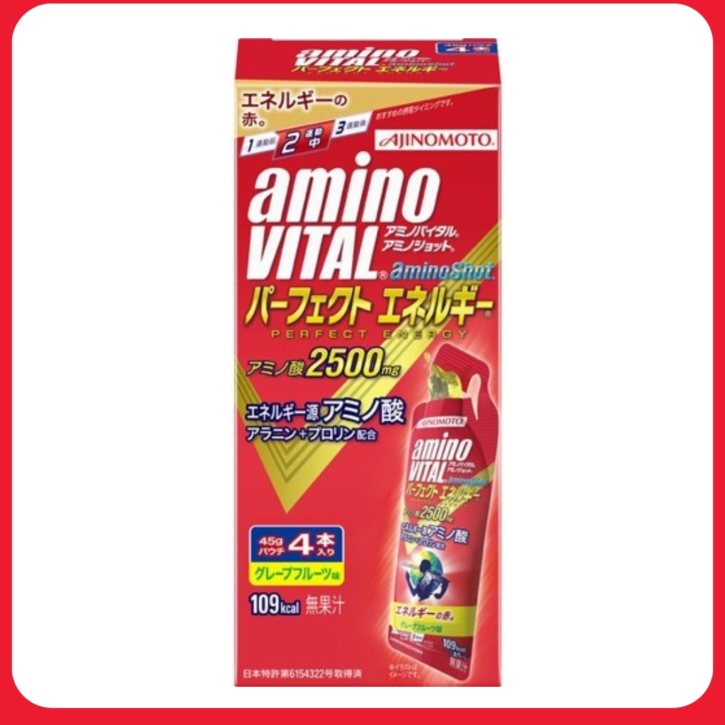 Ajinomoto Amino Vital Amino Shot Perfect Energy 4 pcs, Ship From Japan ...