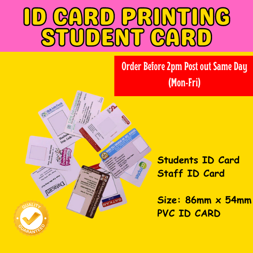 [Ship out same day] ID Card Printing / Students card printing | Shopee ...