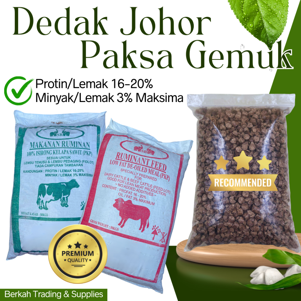 💥MURAH & BERKUALITI💥 1KG Repack DEDAK PAKSA GEMUK JOHOR Lembu Kambing ...