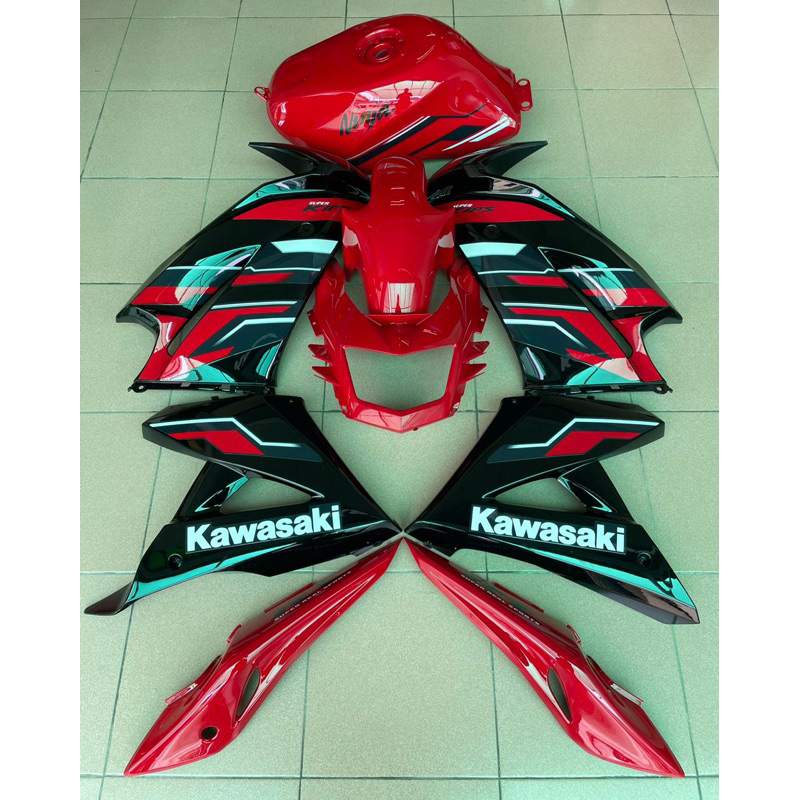 RR150 ZX150 COVERSET INDON KAWASAKI RR150 ORIGINAL COMPLETE A-Z ATAU ...