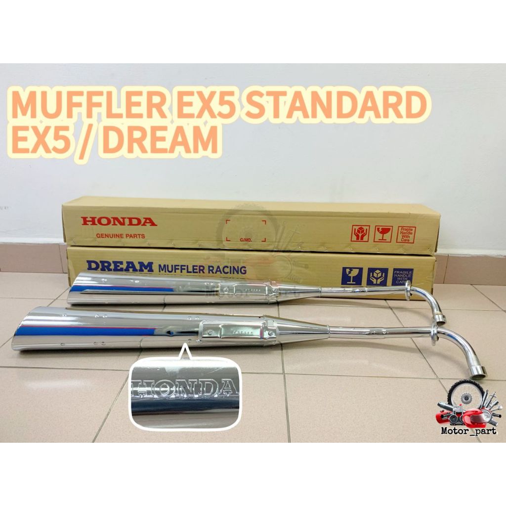 READY STOCK !!!!! ! 100% ORIGINAL HONDA EX5 / EX5 DREAM EXHAUST MUFFLER ...