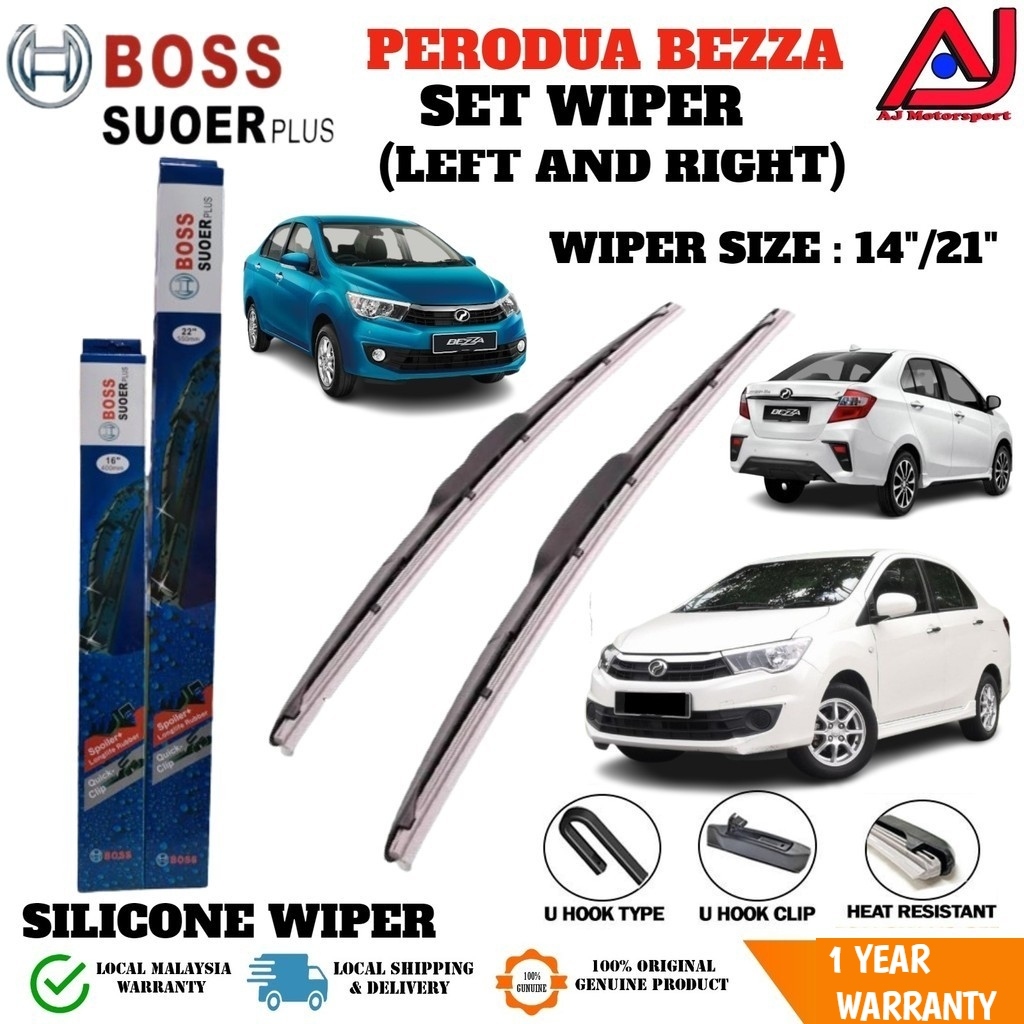 PERODUA Bezza Silicone Wiper / Soft Wiper | Shopee Malaysia
