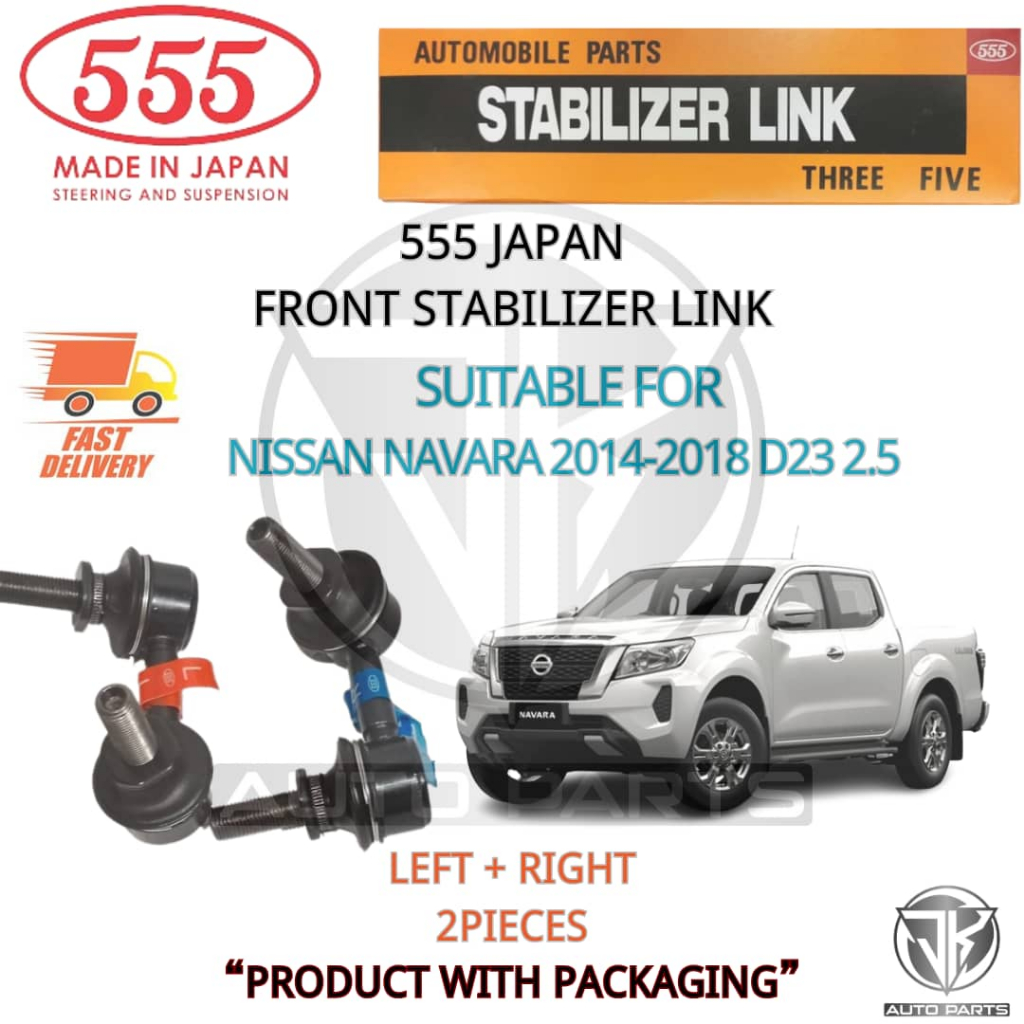 #1 PAIR#555 JAPAN FRONT ABSORBER STABILIZER LINK NISSAN NAVARA 2014 ...