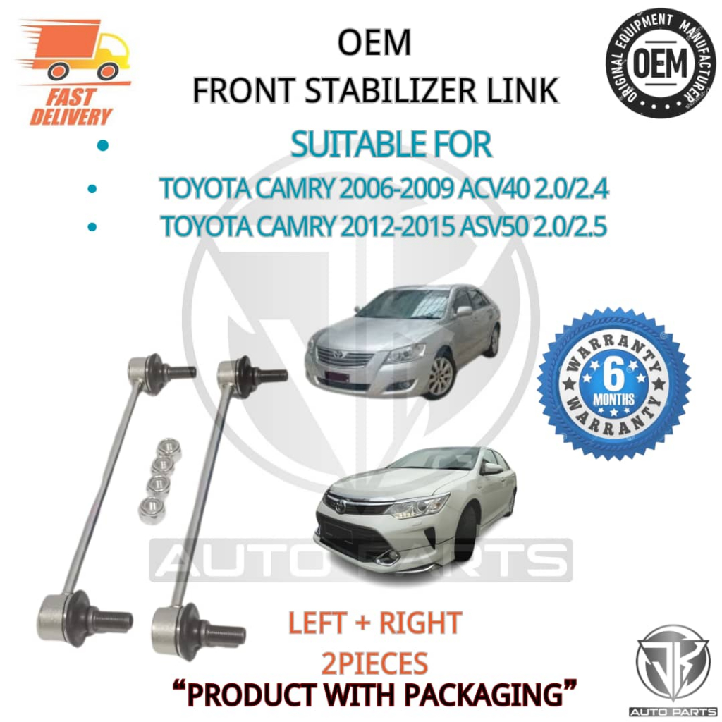 #1 PAIR#OEM FRONT ABSORBER STABILIZER LINK TOYOTA CAMRY 2006-2015 ACV40 ...