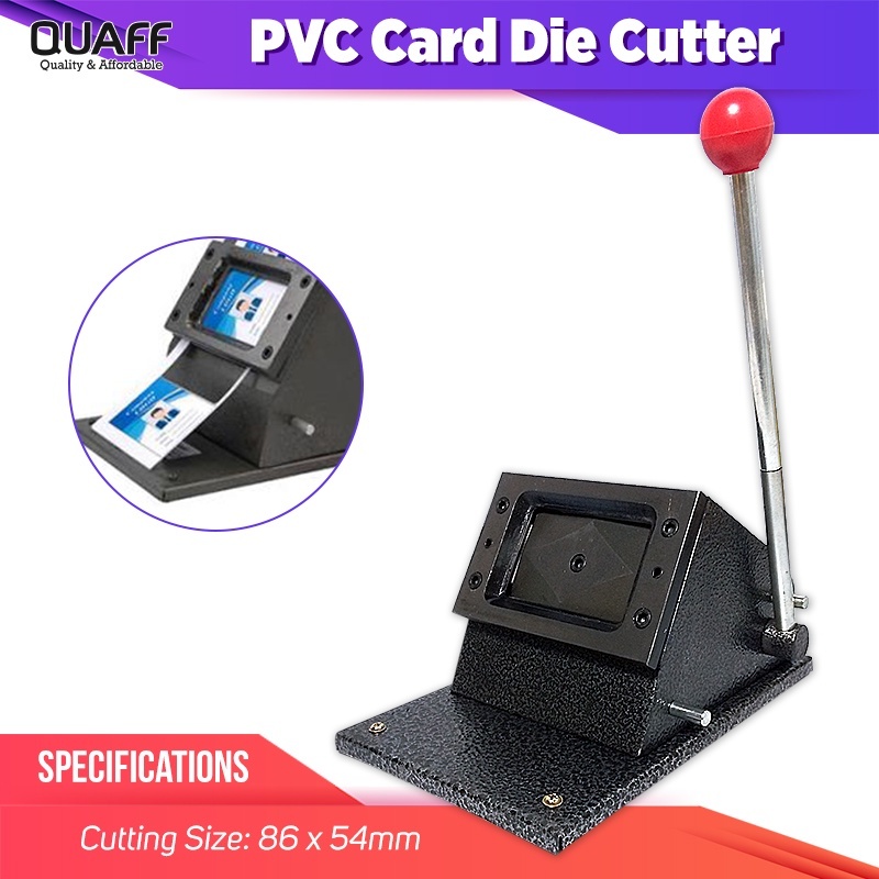 QUAFF PVC ID Card Die Cutter (86-54mm) | Shopee Malaysia