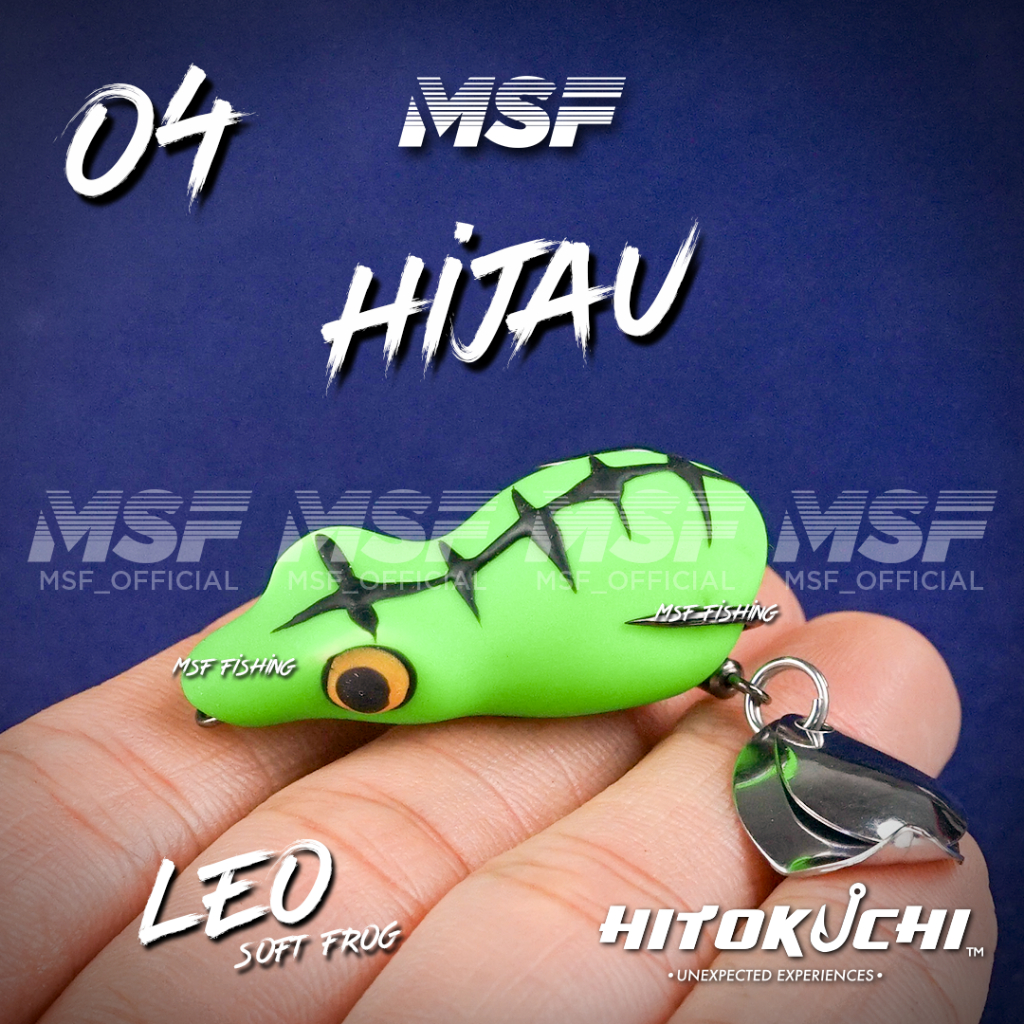 [MSF] Hitokuchi Leo Soft Frog | 4cm / 5.2g | Katak Getah Murah Umpan ...