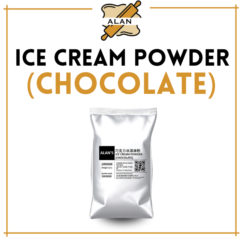 SERBUK AIS KRIM COKLAT | CHOCOLATE ICE CREAM POWDER | 巧克力冰淇淋粉 | Shopee ...