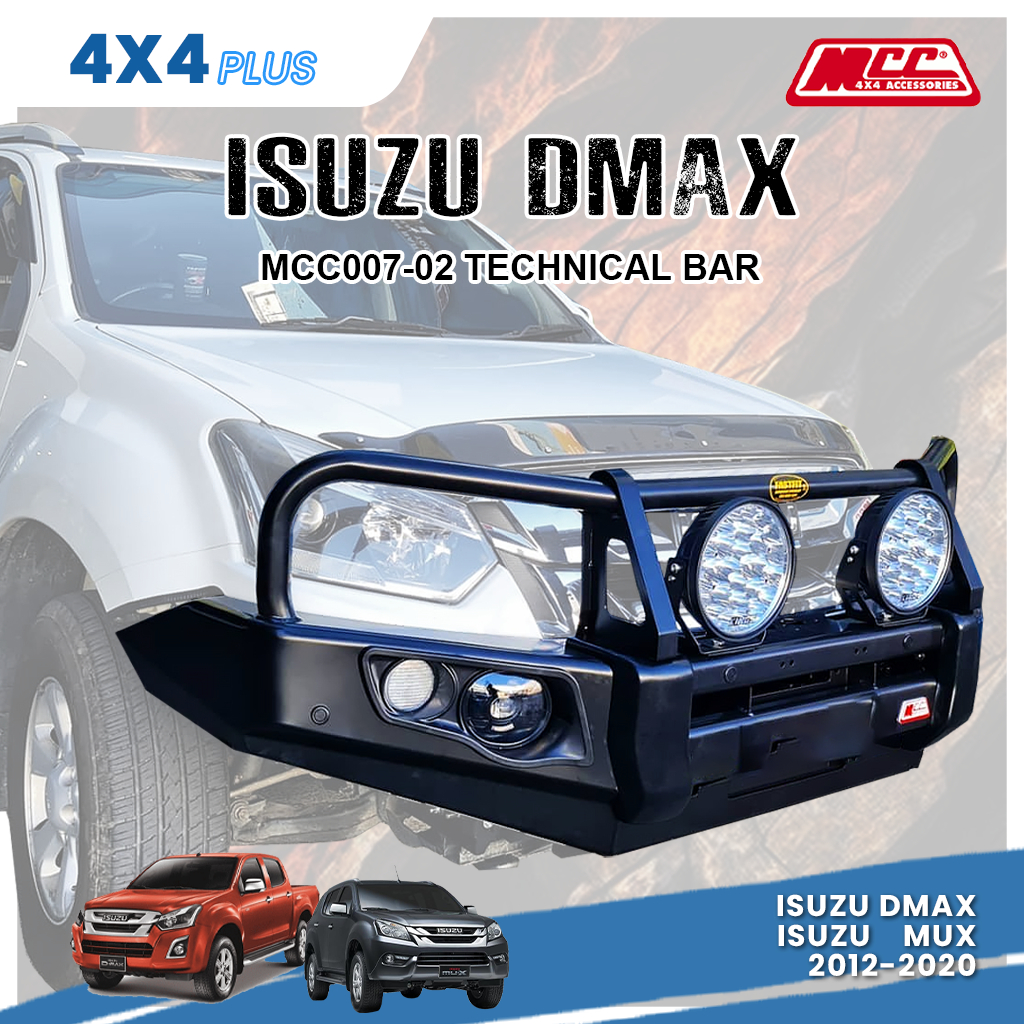 Isuzu D-Max dmax mu-x mux Facelift Front Bull Bar 2012-2020 Bumper Besi ...