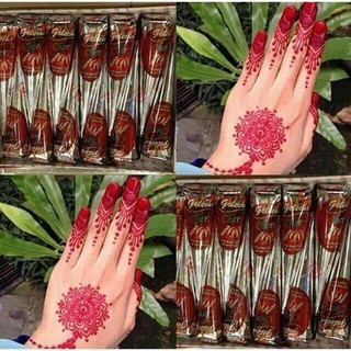 INAI RED CHERRY BY HENNA GOLECHA INAI TAHAN LAMA PAKAI DI JARI TANGAN ...